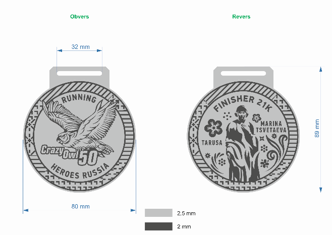 Zinc Alloy Medal Production - Haichen