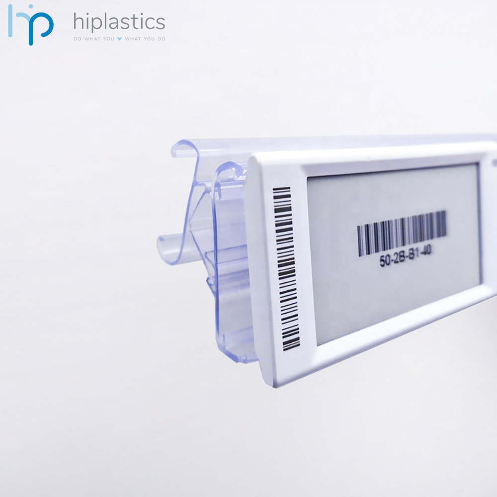 Hiplastics ABINC51 Angle Adjustable Rail for Pricer/Hanshow ESL Electronic Shelf Label - Hiplastics