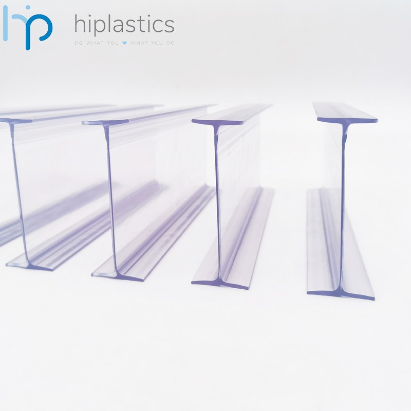 Hiplastics SLANTPROFIL80E Extruded Plastic Divider with Adhesive for ...