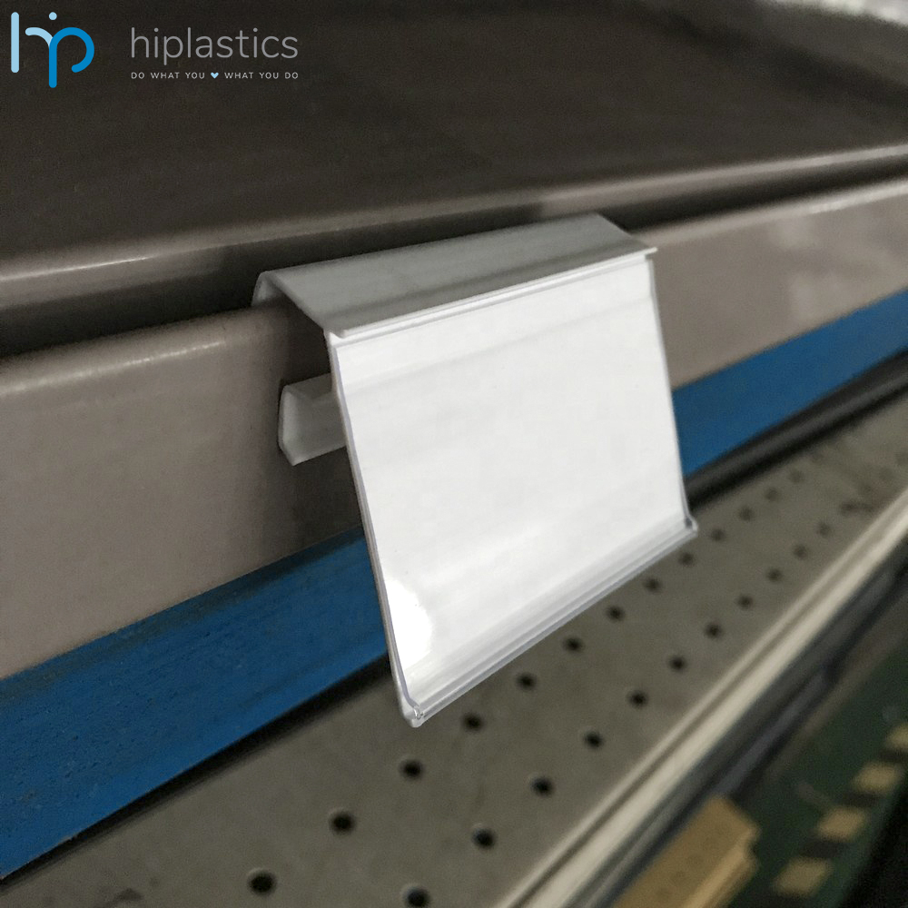 Hiplastics KE39 Plastics Wire Rack Label Holders for Supermarket ...