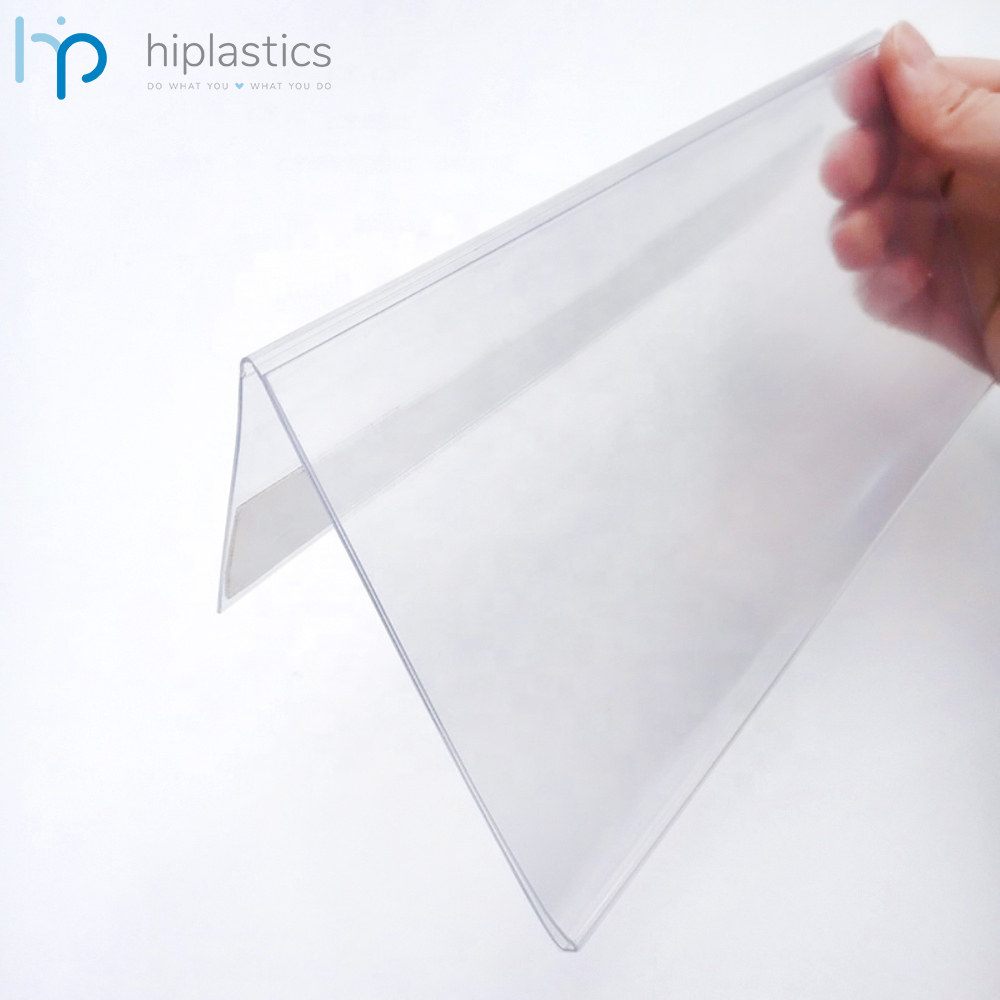 Hiplastics LH033 Self-adhesive Data Strip Label Holders for Supermarket ...