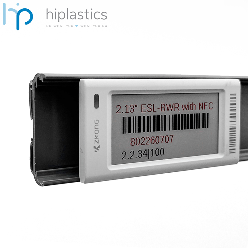 Hiplastics PHD Stick on Shelf Rail for Pricer/Hanshow ESL Electronic ...