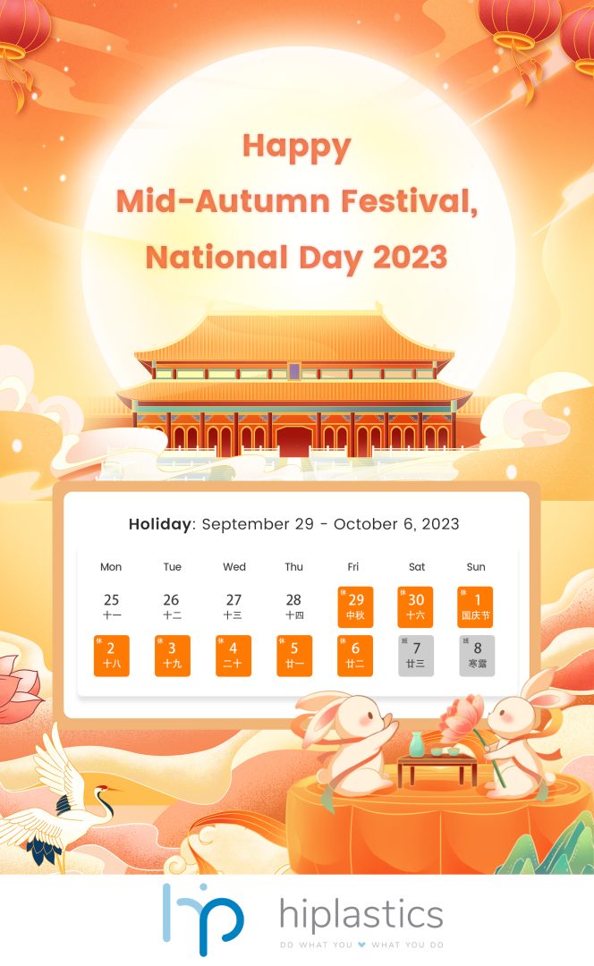 Happy Mid-Autumn Festival & Chinese National Day - Hiplastics