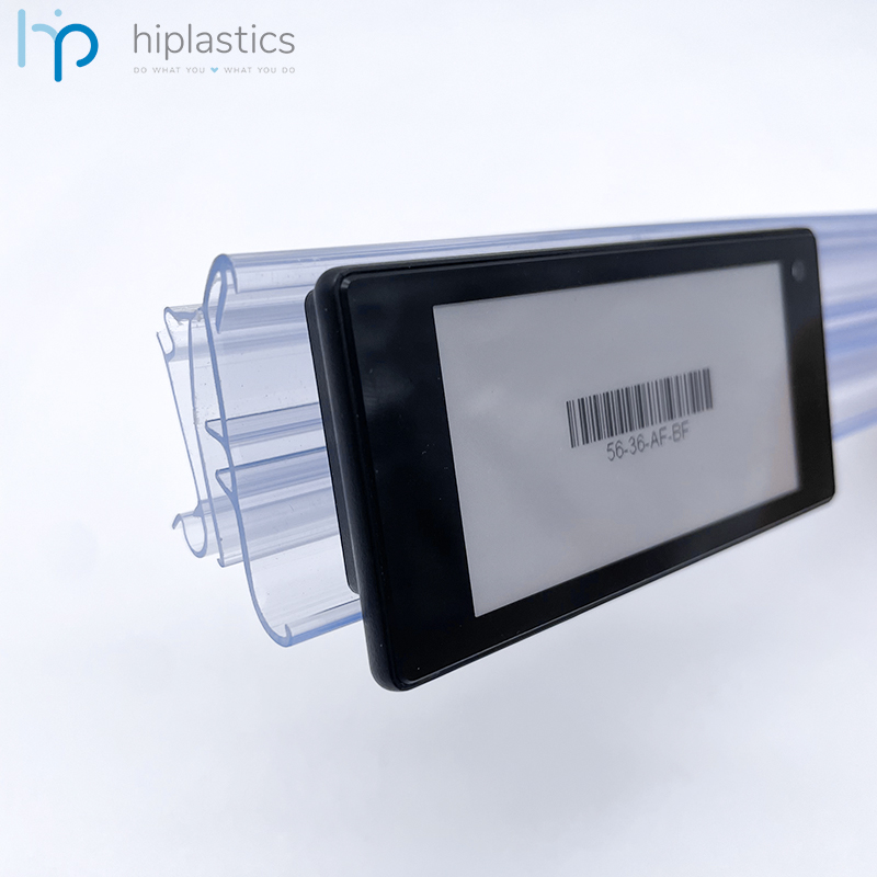Hiplastics ABINC143 Angle Adjustable Rail for Hanshow Nebular ESL Electronic Shelf Label ...