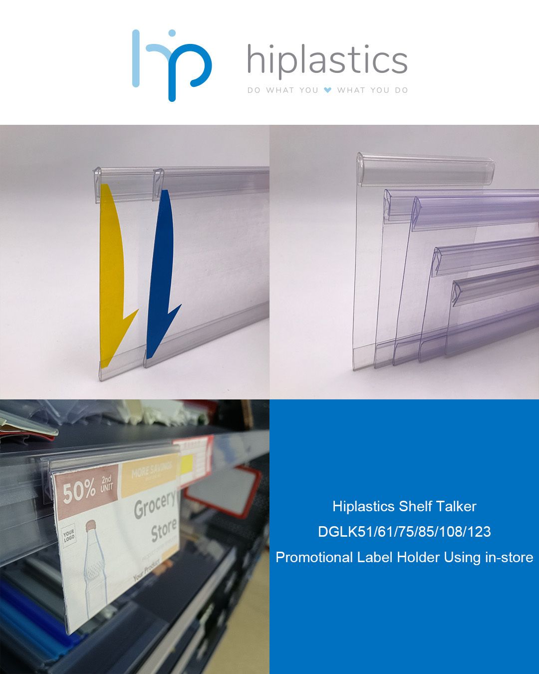 Shelf Talker for Promotion in Supermarket – Hiplastics