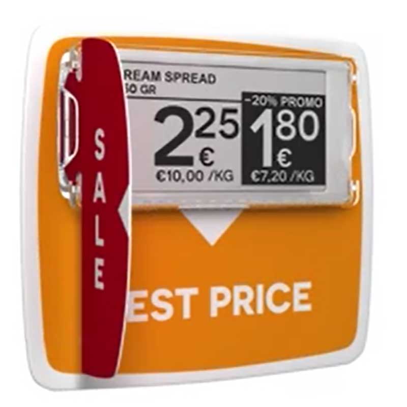 Hiplastics adjustable holder to fit ESL labels of all sizes