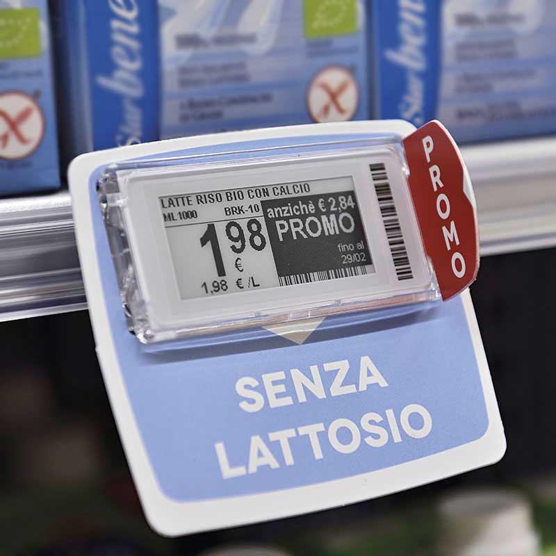 Hiplastics adjustable holder to fit ESL labels of all sizes