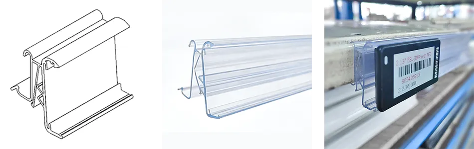 Hiplastics adjustable holder to fit ESL labels of all sizes