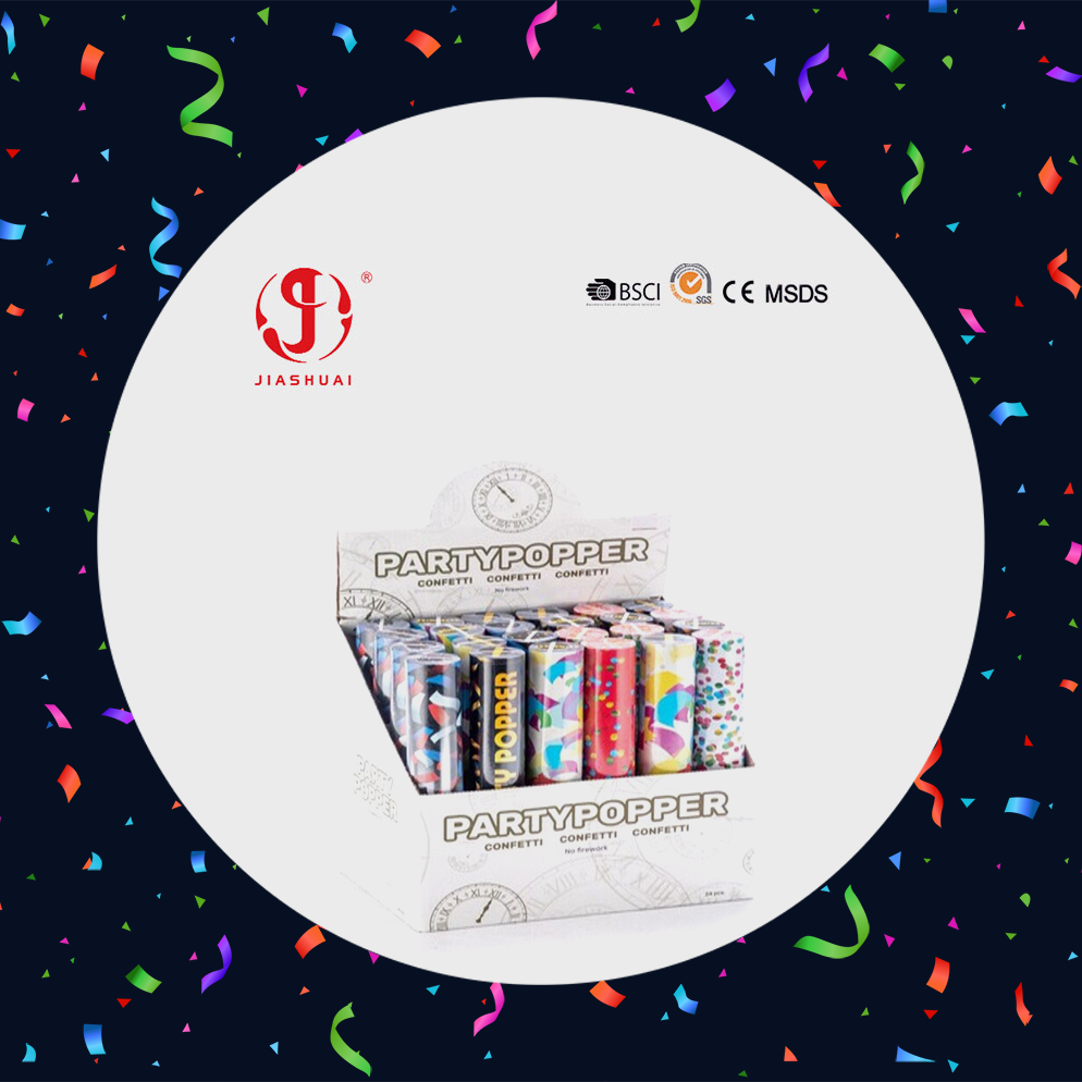 Paper rectangular metallic streamer confetti cannon – JiaCai Arts ...