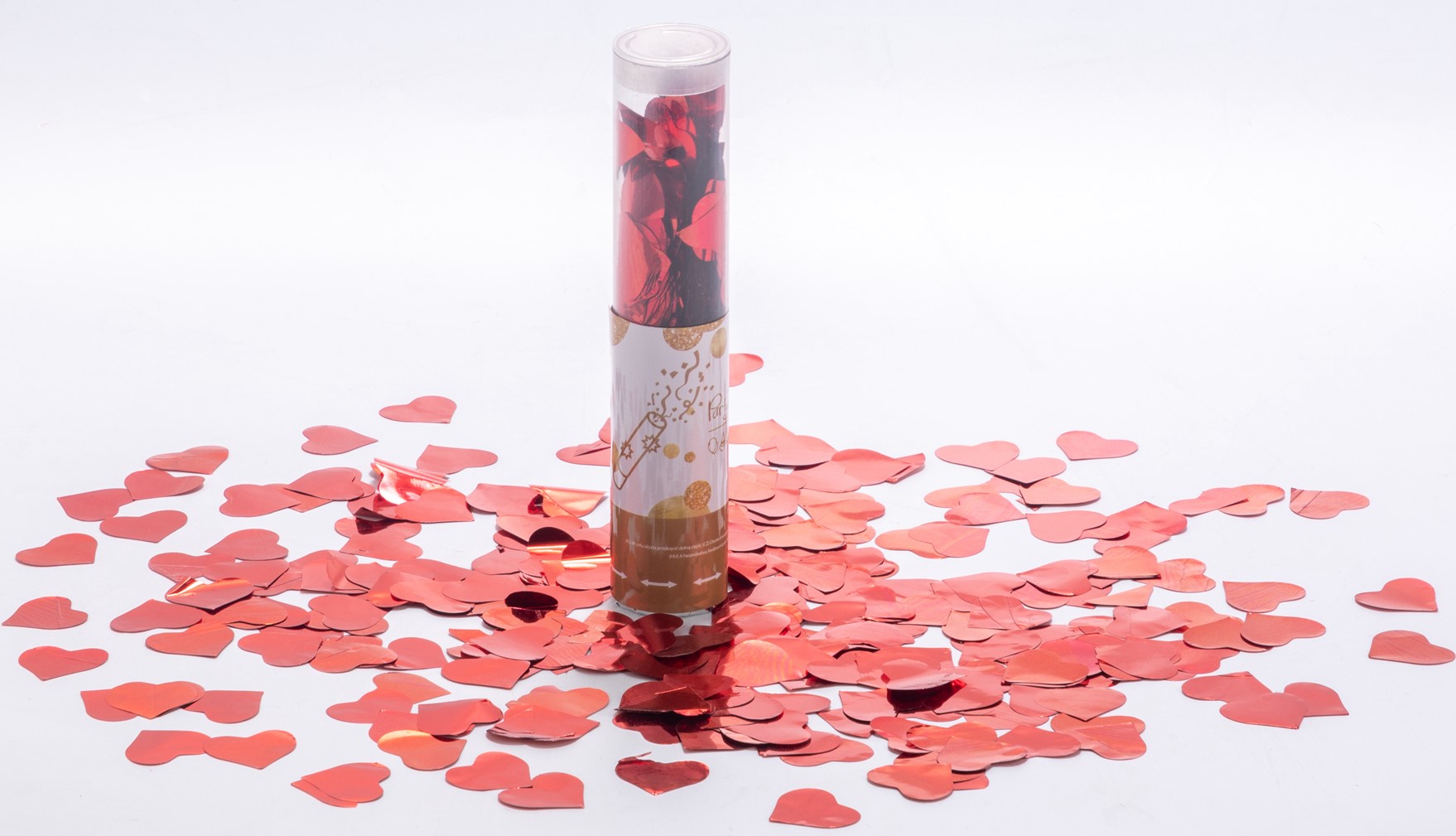 Small transparent confetti cannon – JiaCai Arts & Crafts Party Popper