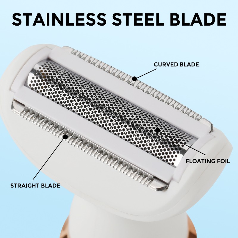 Electric Lady Shaver for Face, Legs, and Underarm, Bikini Trimmer For ...