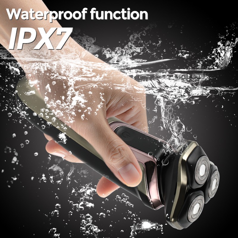 IPX7 Waterproof Wet & Dry Electric Shaver Rotary Face Shaver – UTRUST