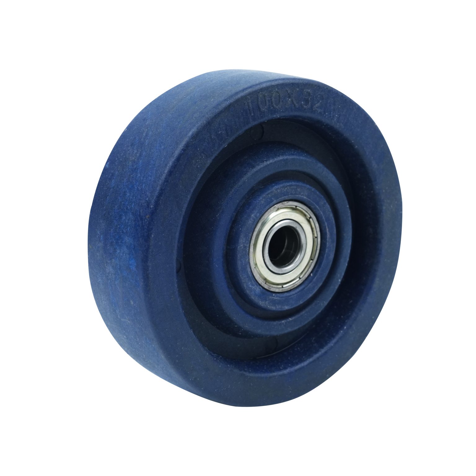4" Blue High Temp Nylon Glass Fiber Wheel - Target Casters