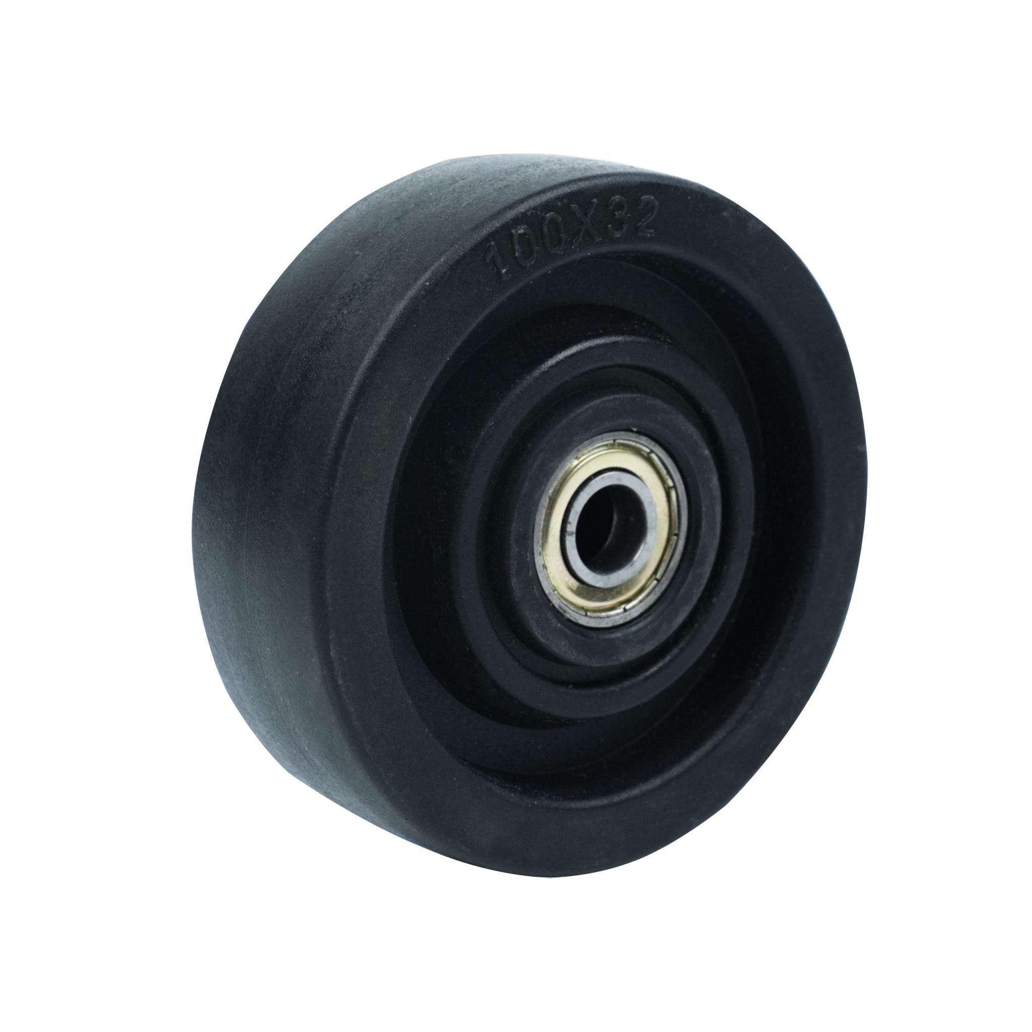 4" Black Nylon Glass Fiber Wheel - Target Casters