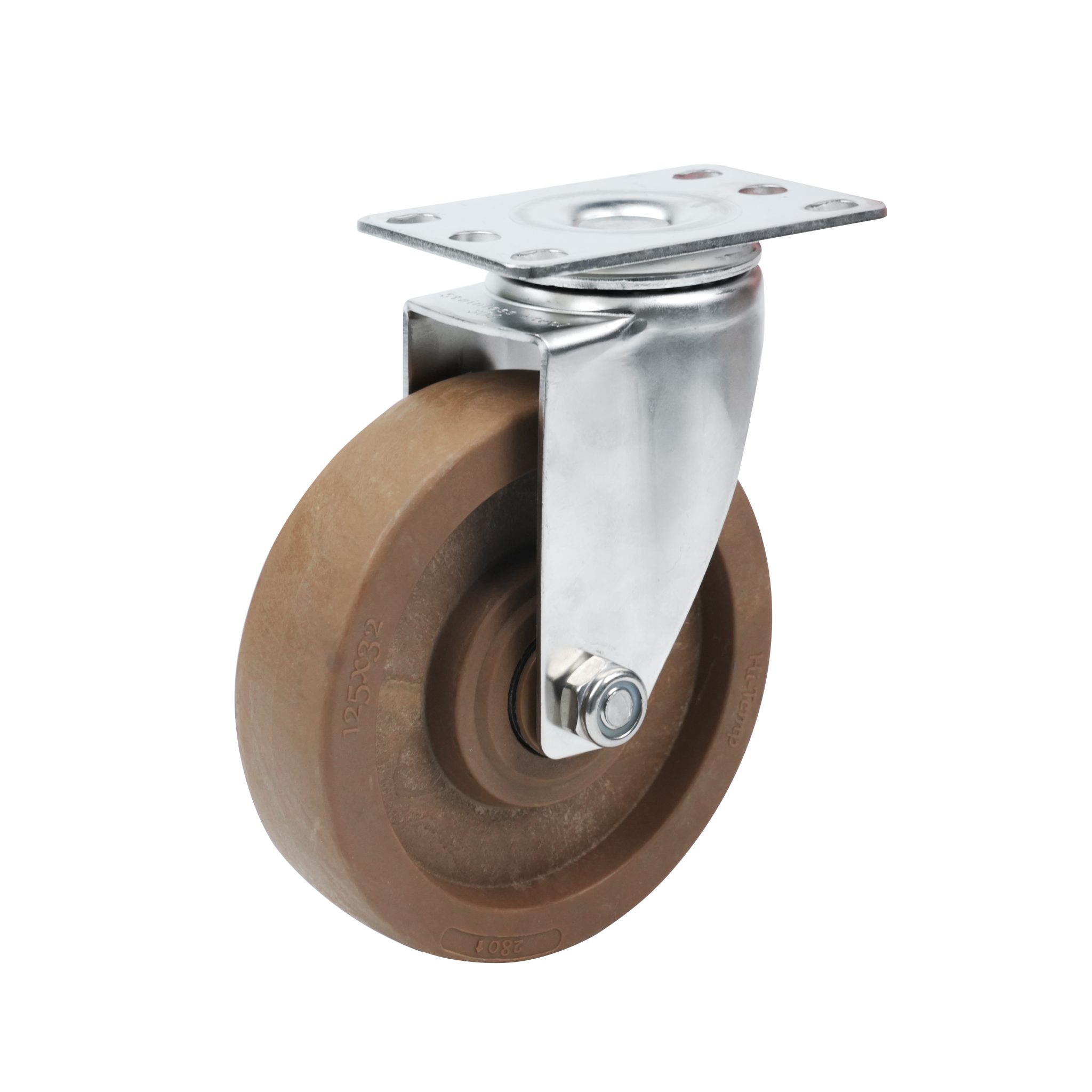 5"Medium Duty Phenolic Glass Fiber Stainless Steel Caster - Target Casters