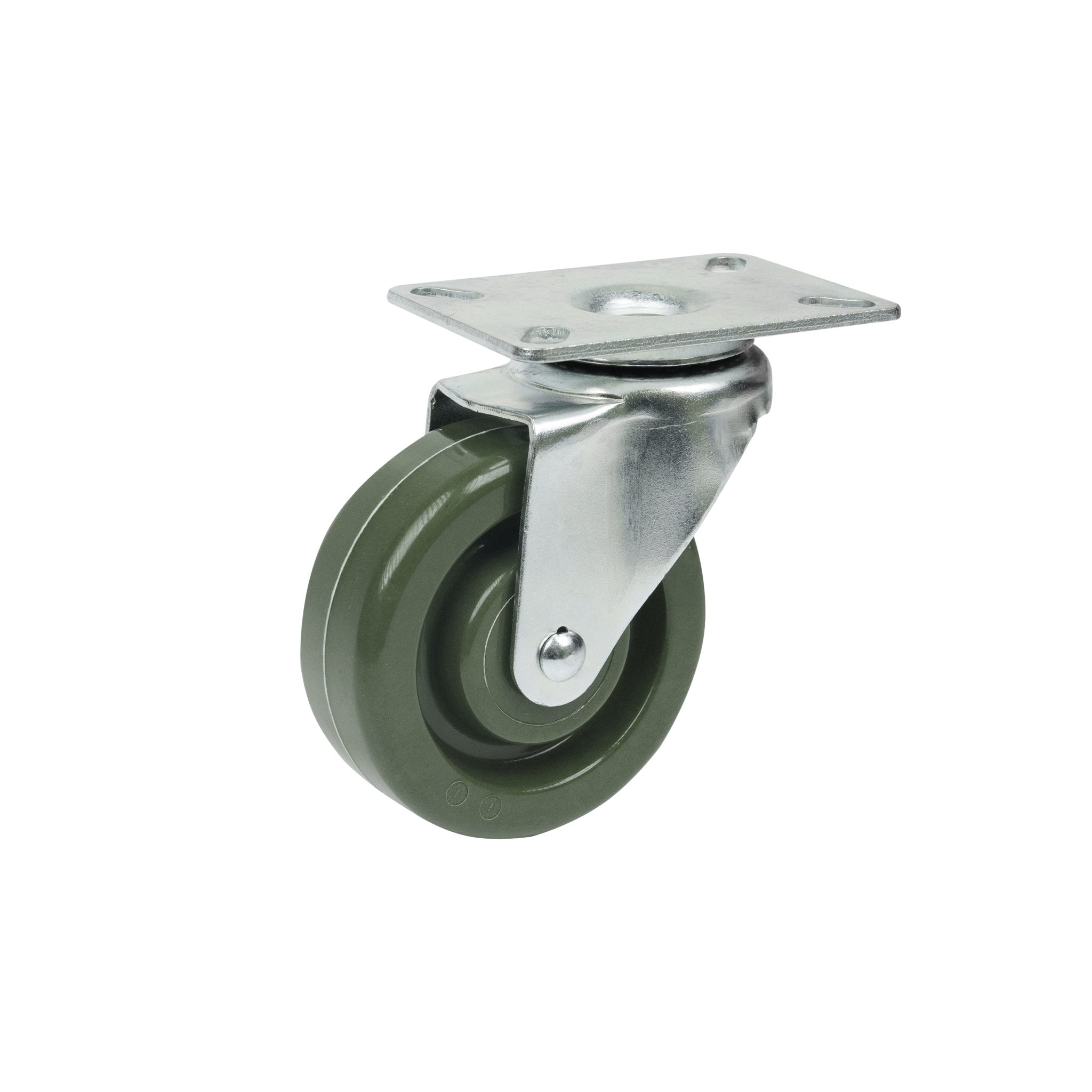 4"High Temperature Epoxy Resin Green Caster - Target Casters