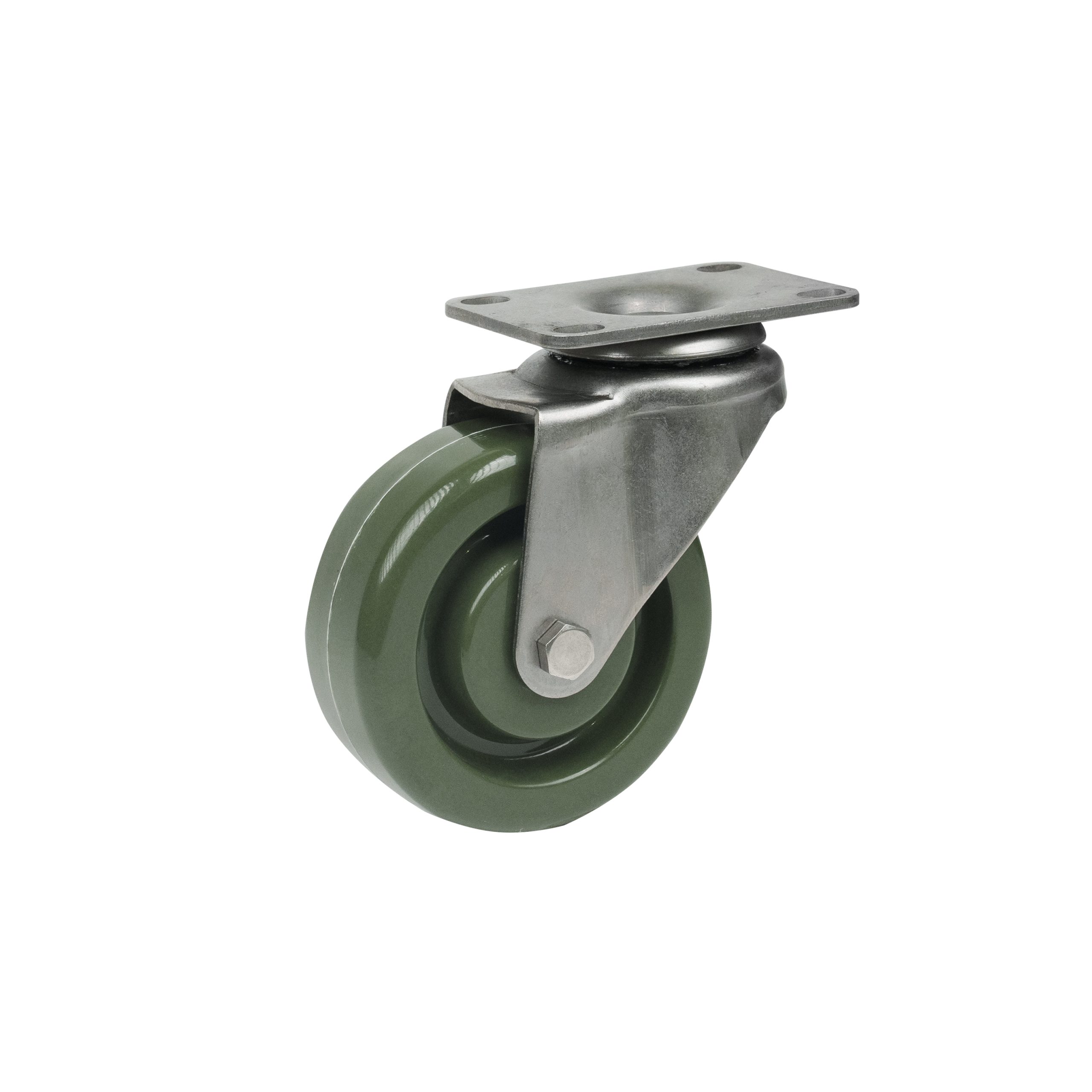 4" Premium Zinc Epoxy Resin Swivel Caster - Target Casters